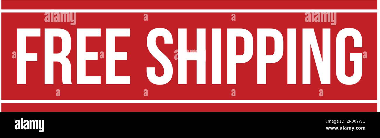 Free Shipping Rubber Stamp, Vector Illustration Stock Vector Image ...