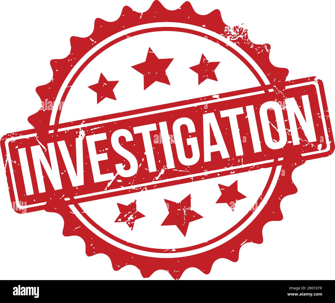 Investigation Rubber Stamp. Investigation Rubber Grunge Stamp Seal ...