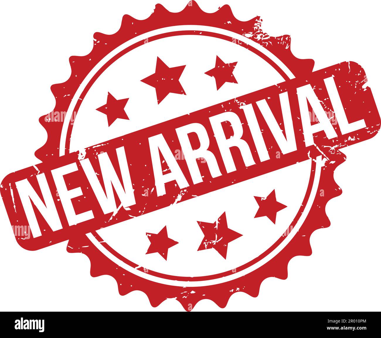 New Arrival Rubber Stamp. Red New Arrival Rubber Grunge Stamp Seal ...