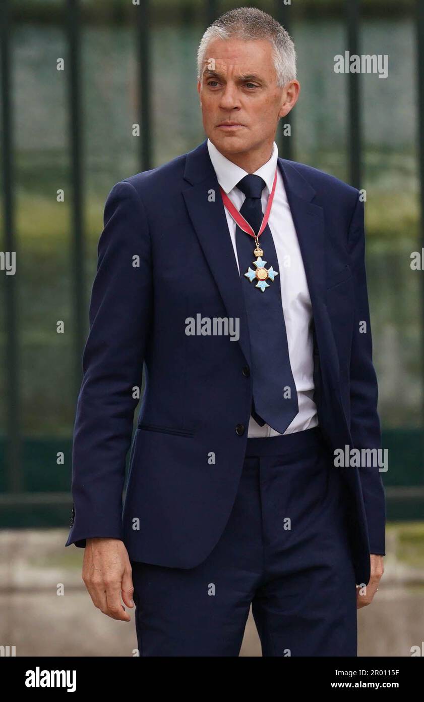 BBC director-general Tim Davie arriving at Westminster Abbey, London ...