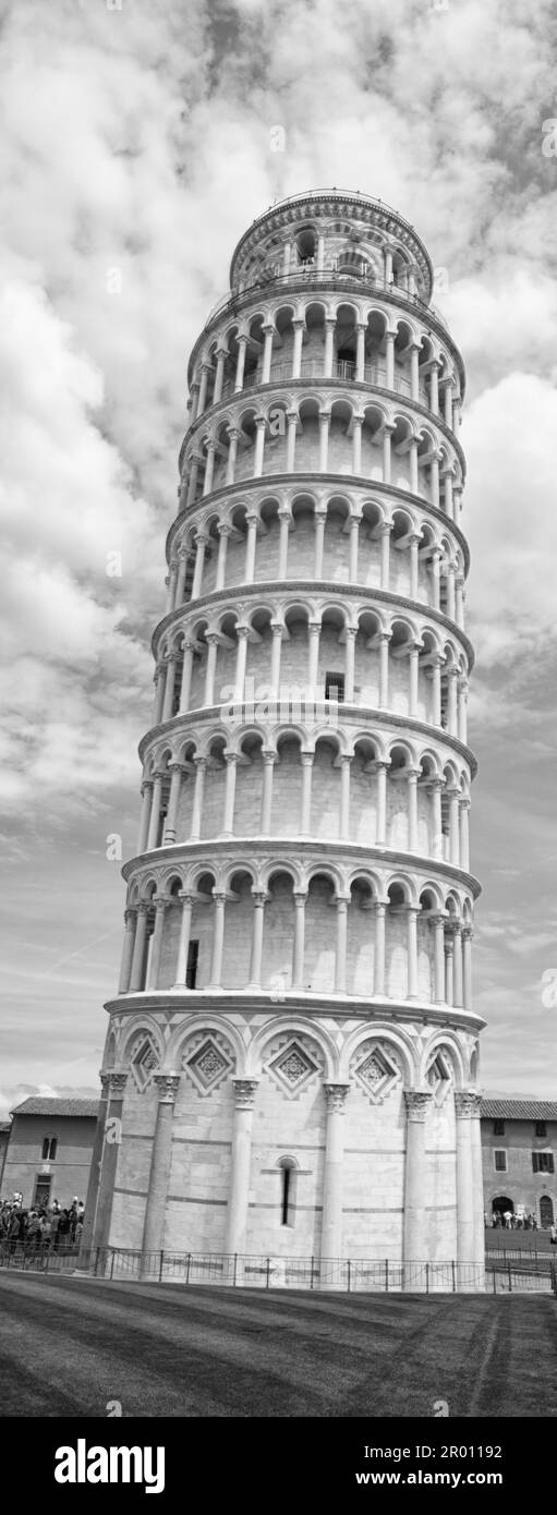 Pisa tower urban view Black and White Stock Photos & Images - Alamy