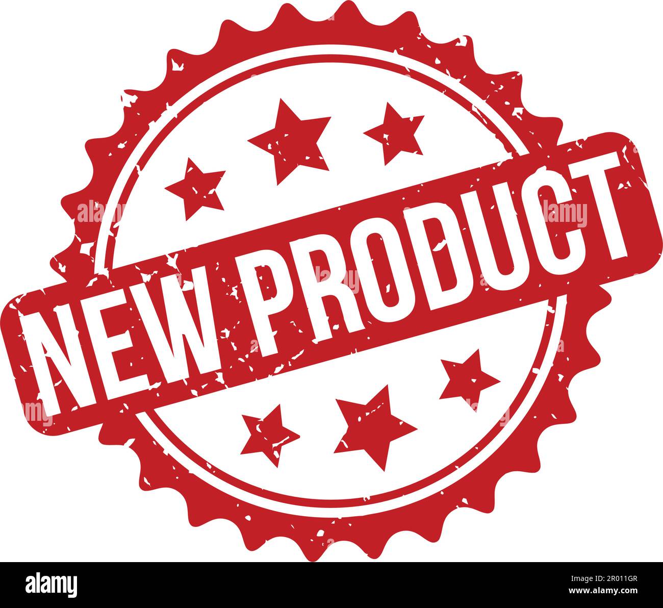New Product Rubber Stamp. Red New Product Rubber Grunge Stamp Seal ...