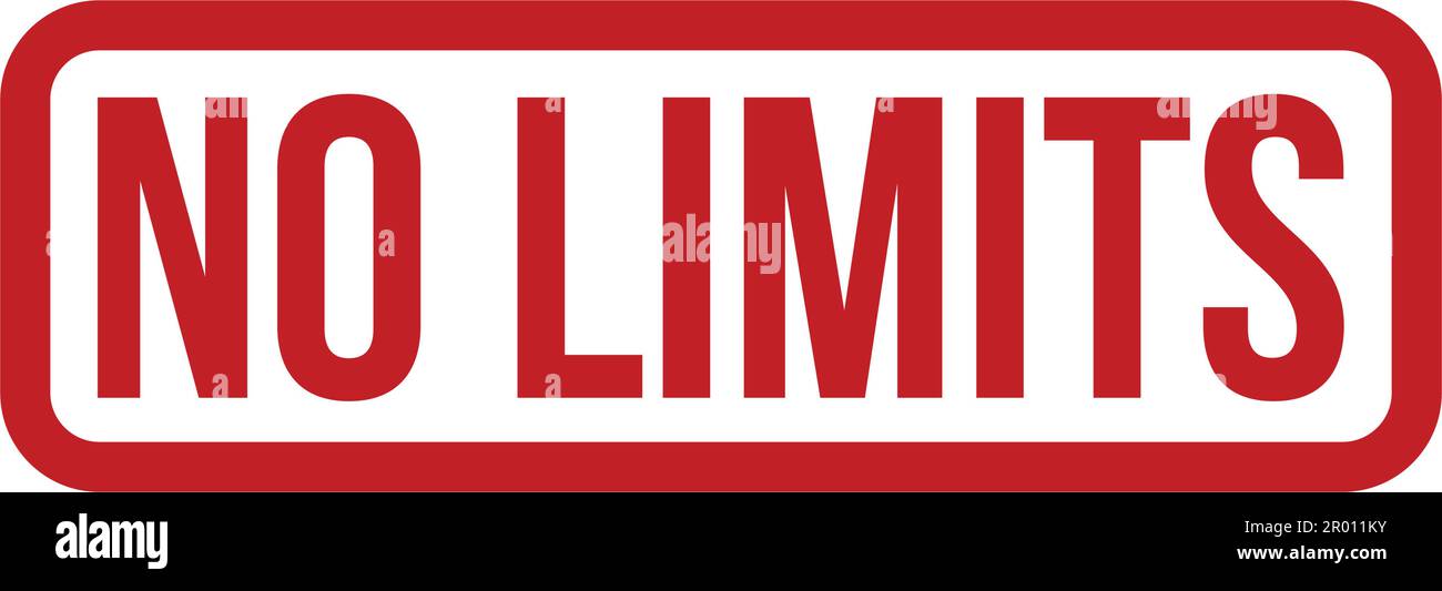 No limits sign concept illustration hi-res stock photography and images ...
