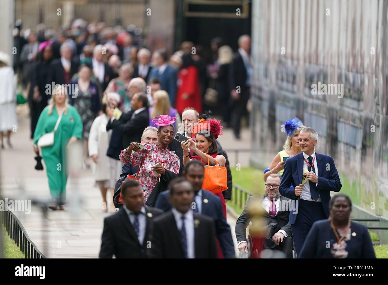 Channel Four Ceo Alex Mahon taking a selfie as she arrives at ...