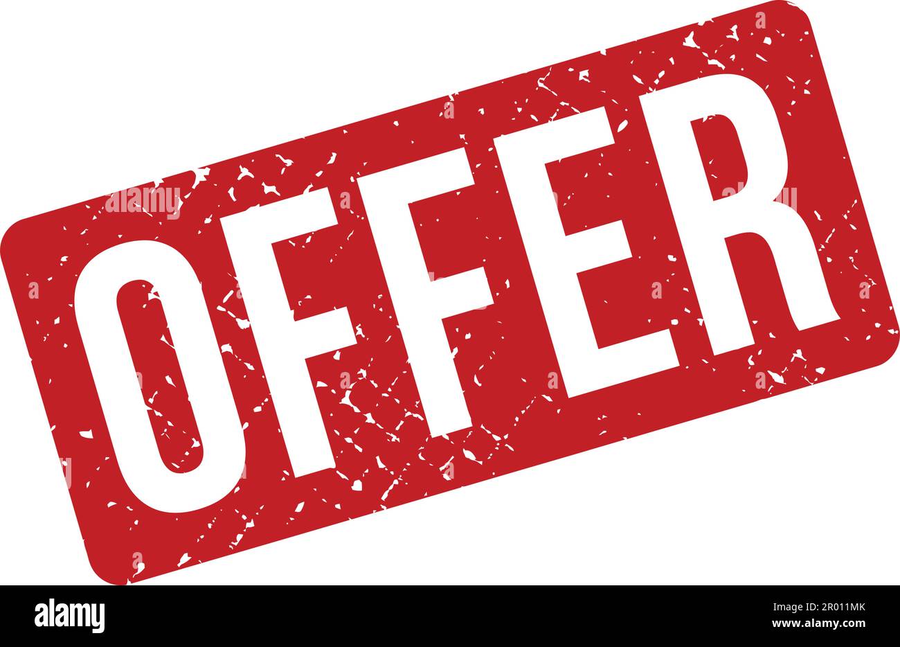 Offer Rubber Stamp. Red Offer Rubber Grunge Stamp Seal Vector ...