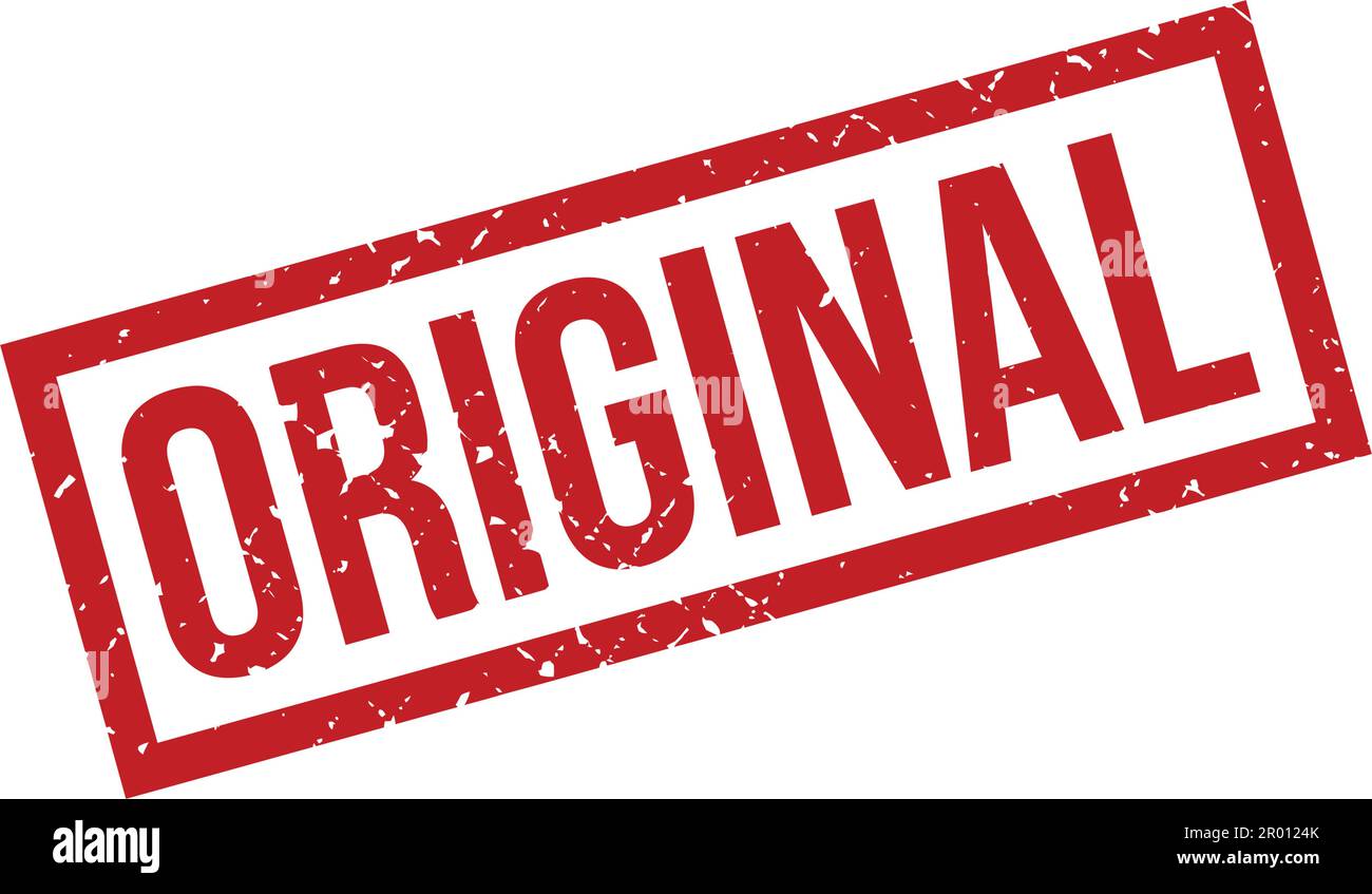 Original Rubber Stamp. Original Rubber Grunge Stamp Seal Vector ...