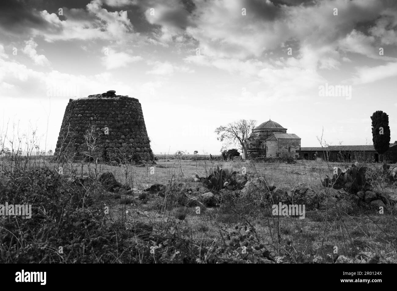 Historic church fortification in Black and White Stock Photos & Images ...