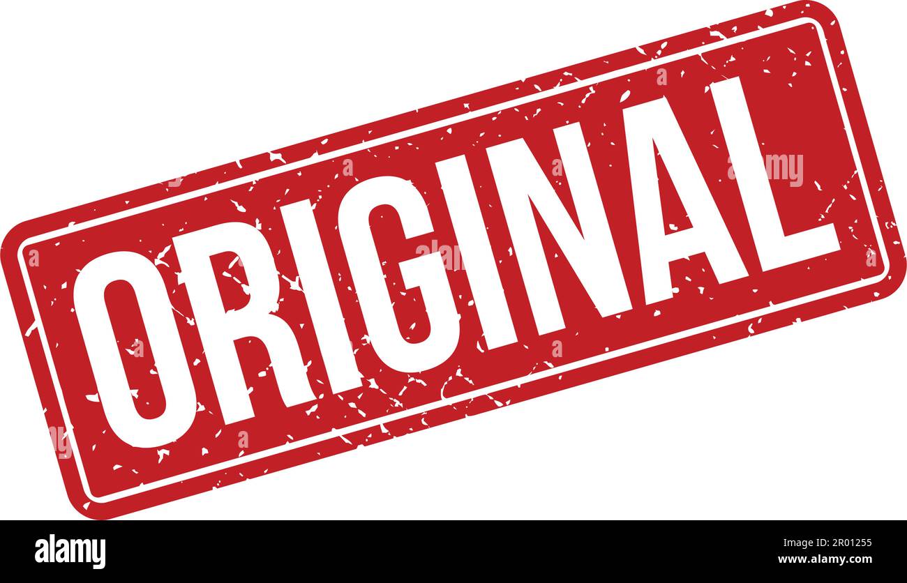 Original Rubber Stamp. Original Rubber Grunge Stamp Seal Vector ...