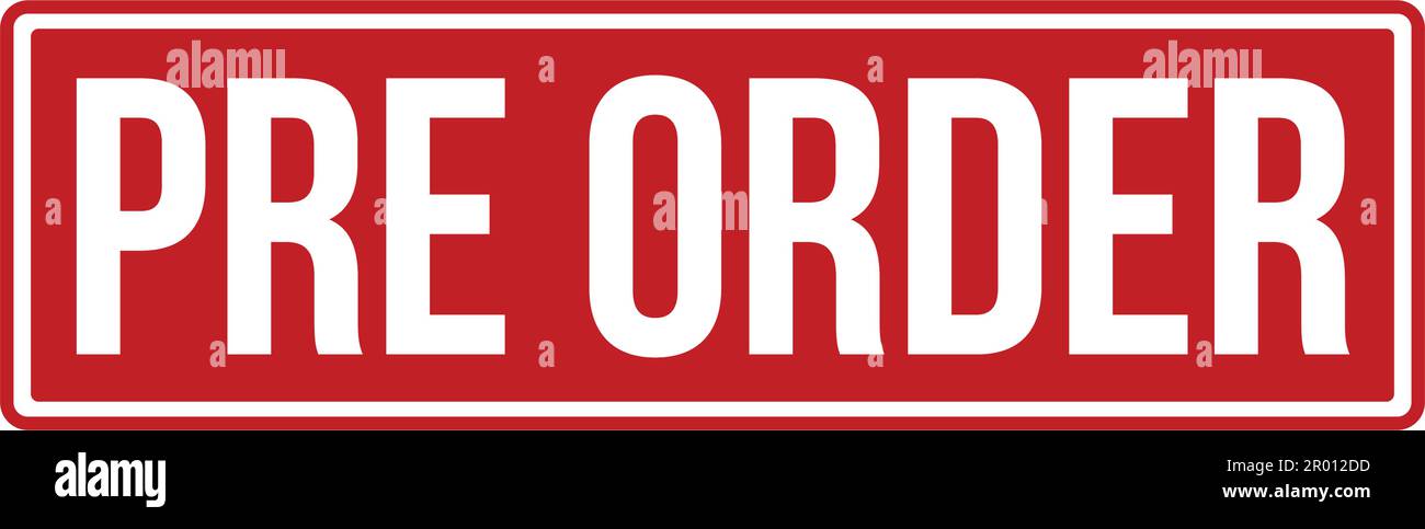 Pre Order Rubber Stamp. Pre Order Rubber Grunge Stamp Seal Vector ...