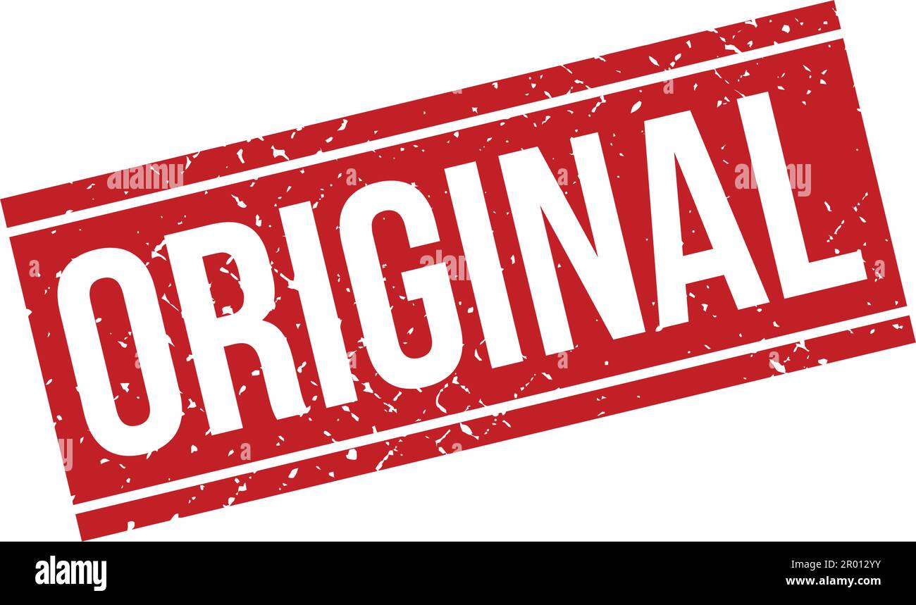 Original Rubber Stamp. Original Rubber Grunge Stamp Seal Vector ...