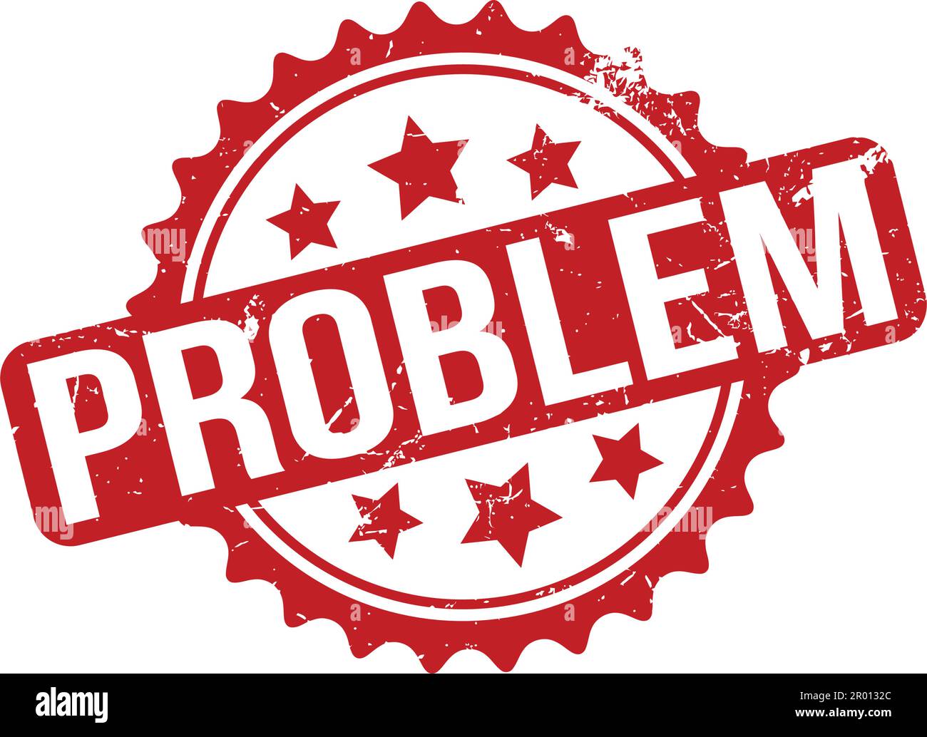 Problem Rubber Stamp. Red Problem Rubber Grunge Stamp Seal Vector ...