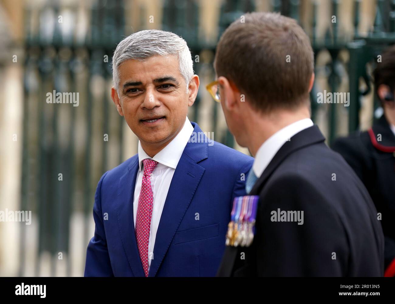 Mayor of London Sadiq Khan arriving at Westminster Abbey, central ...