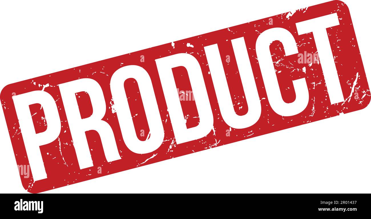 Product Rubber Stamp. Red Product Rubber Grunge Stamp Seal Vector ...