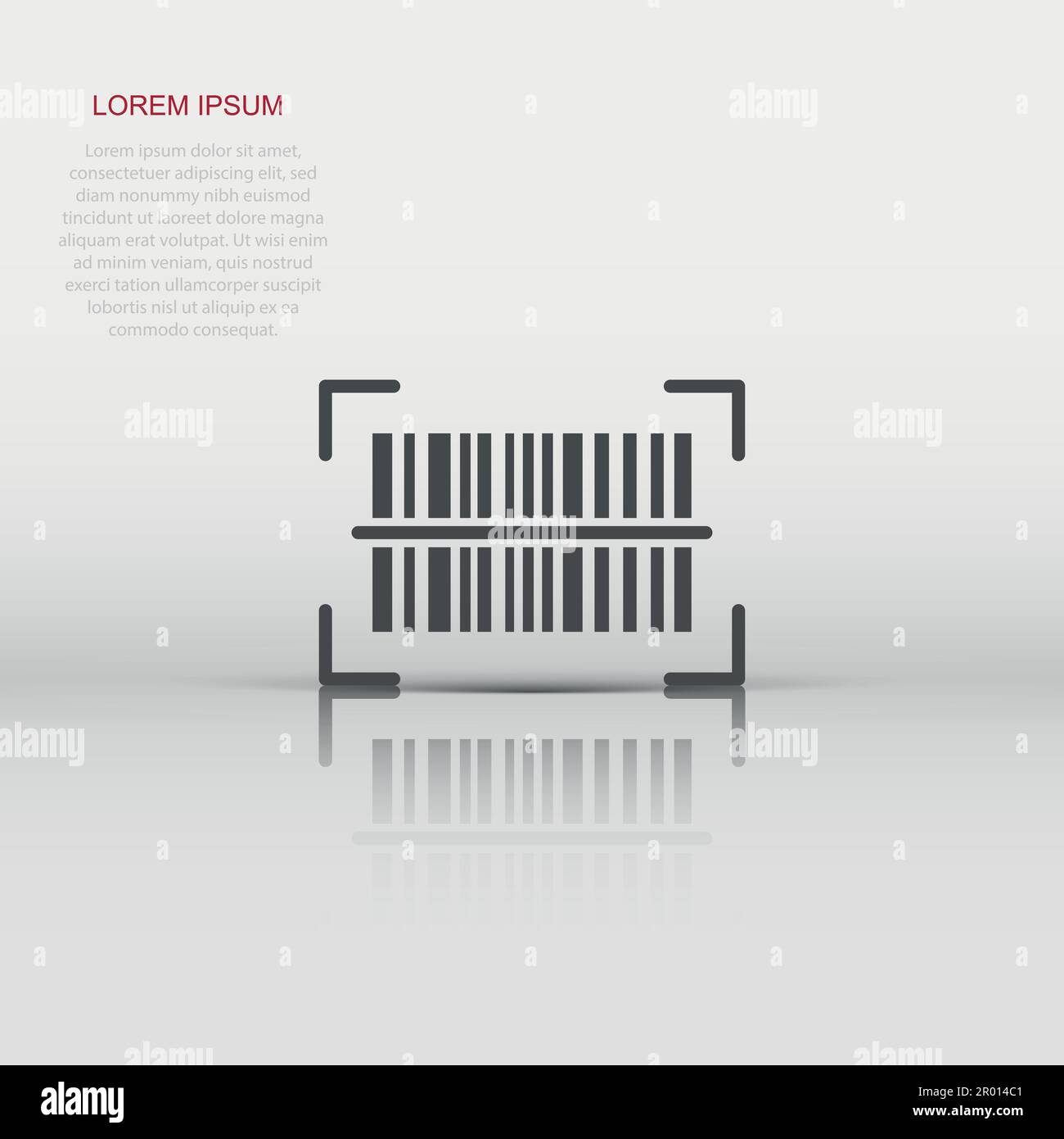 Barcode product distribution icon. Vector illustration. Business ...