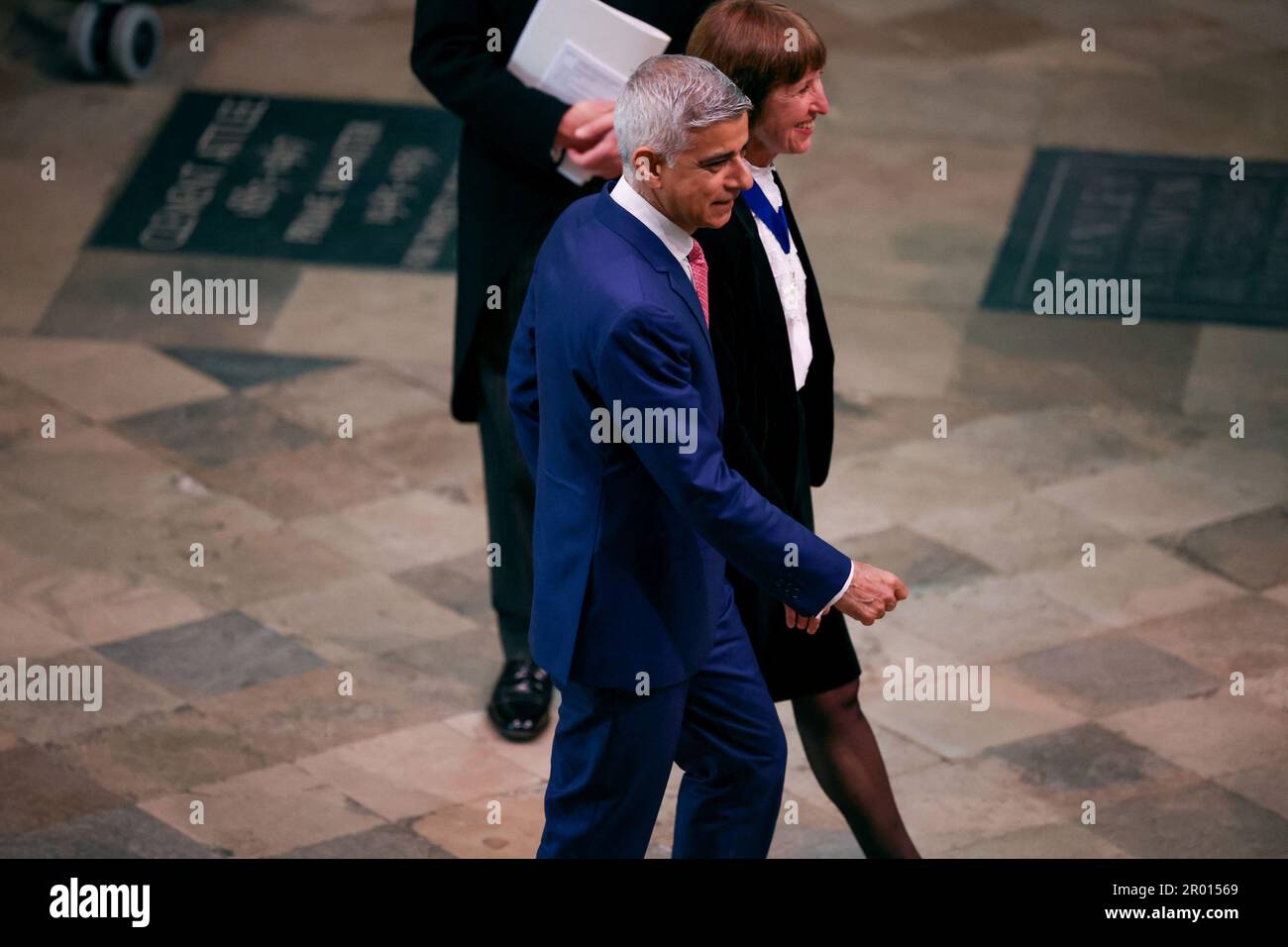Mayor of London Sadiq Khan arriving ahead of the coronation of King ...
