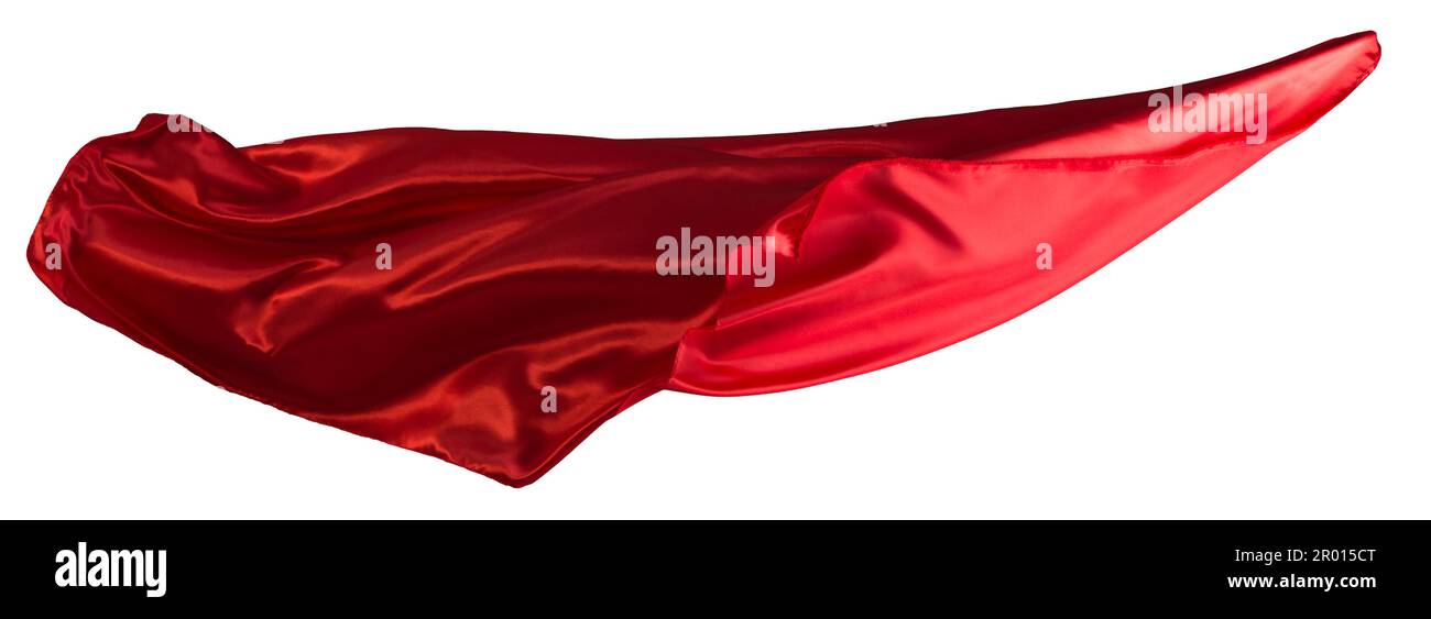 Red cloth flutters Stock Photo - Alamy