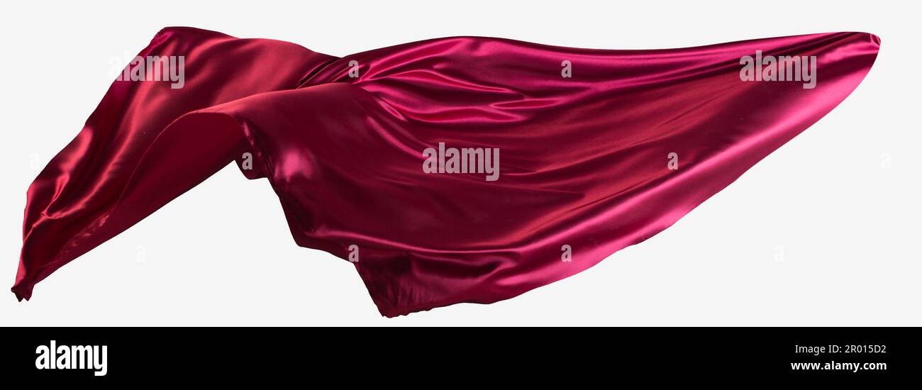Red cloth flutters Stock Photo - Alamy