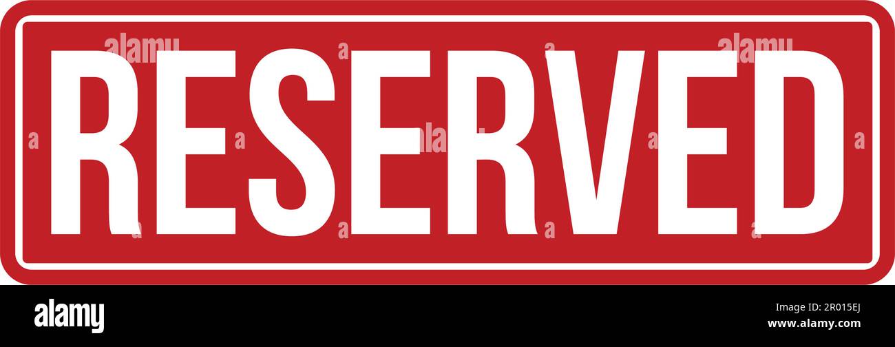 Reserved word text Stock Vector Images - Alamy