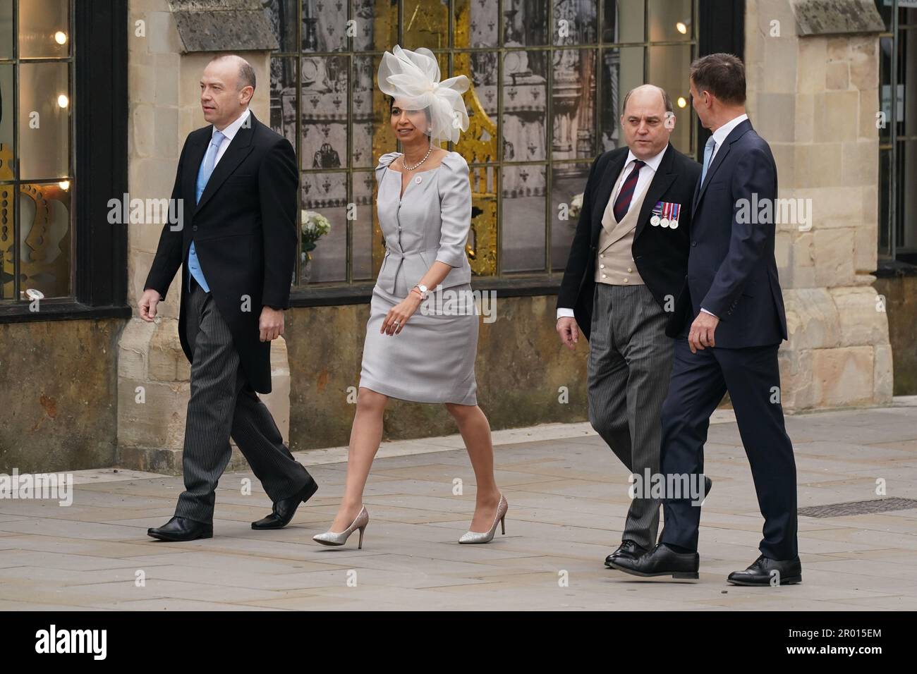 (left to right) Northern Ireland Secretary Chris Heaton-Harris, Home ...