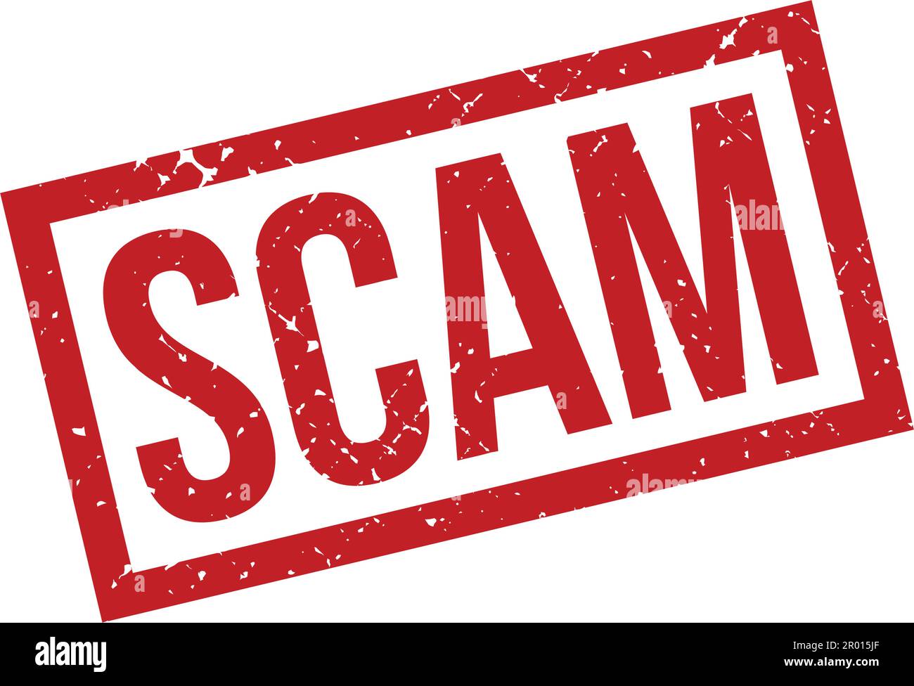 Scam Rubber Stamp. Red Scam Rubber Grunge Stamp Seal Vector ...