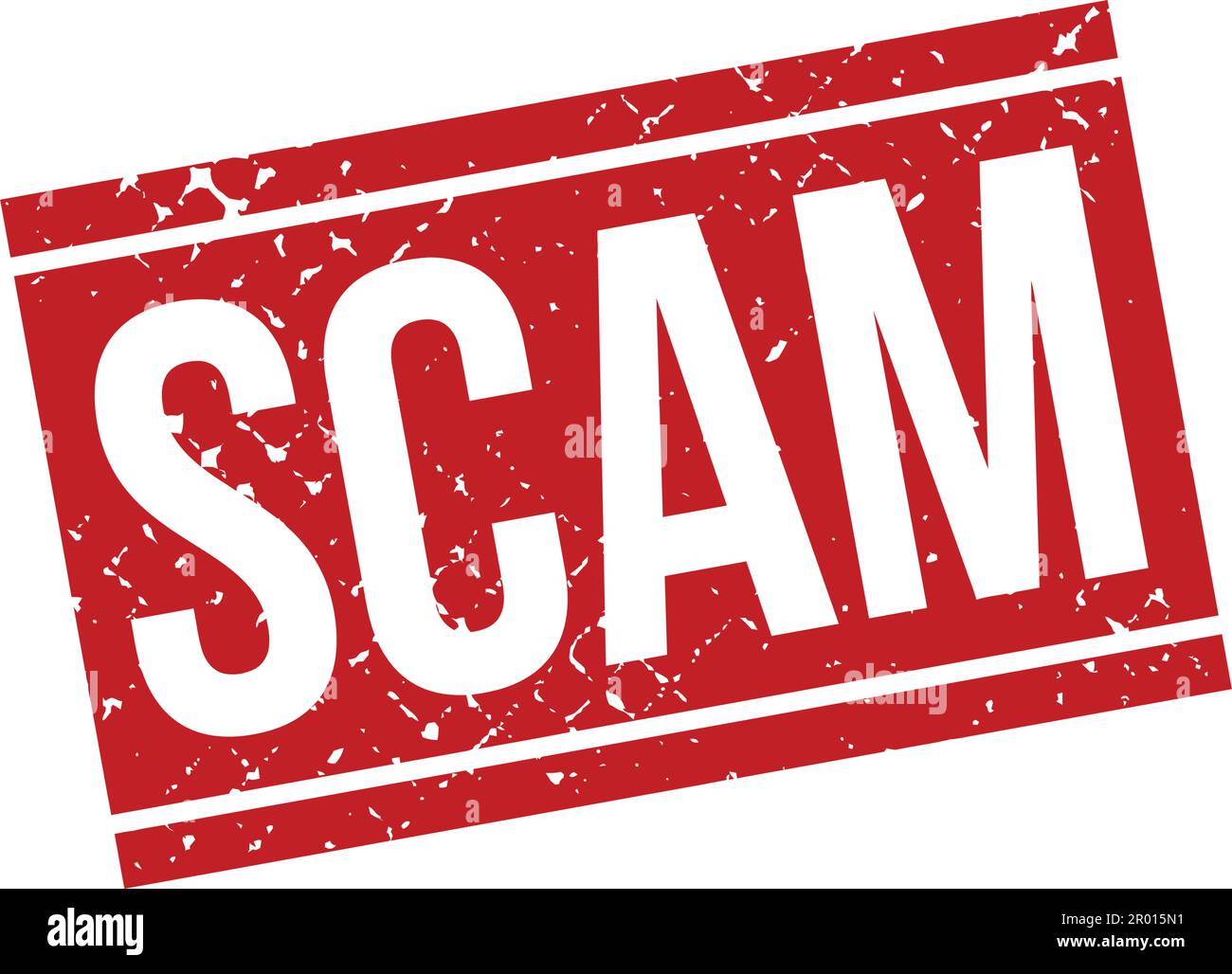 Scam Rubber Stamp. Red Scam Rubber Grunge Stamp Seal Vector ...