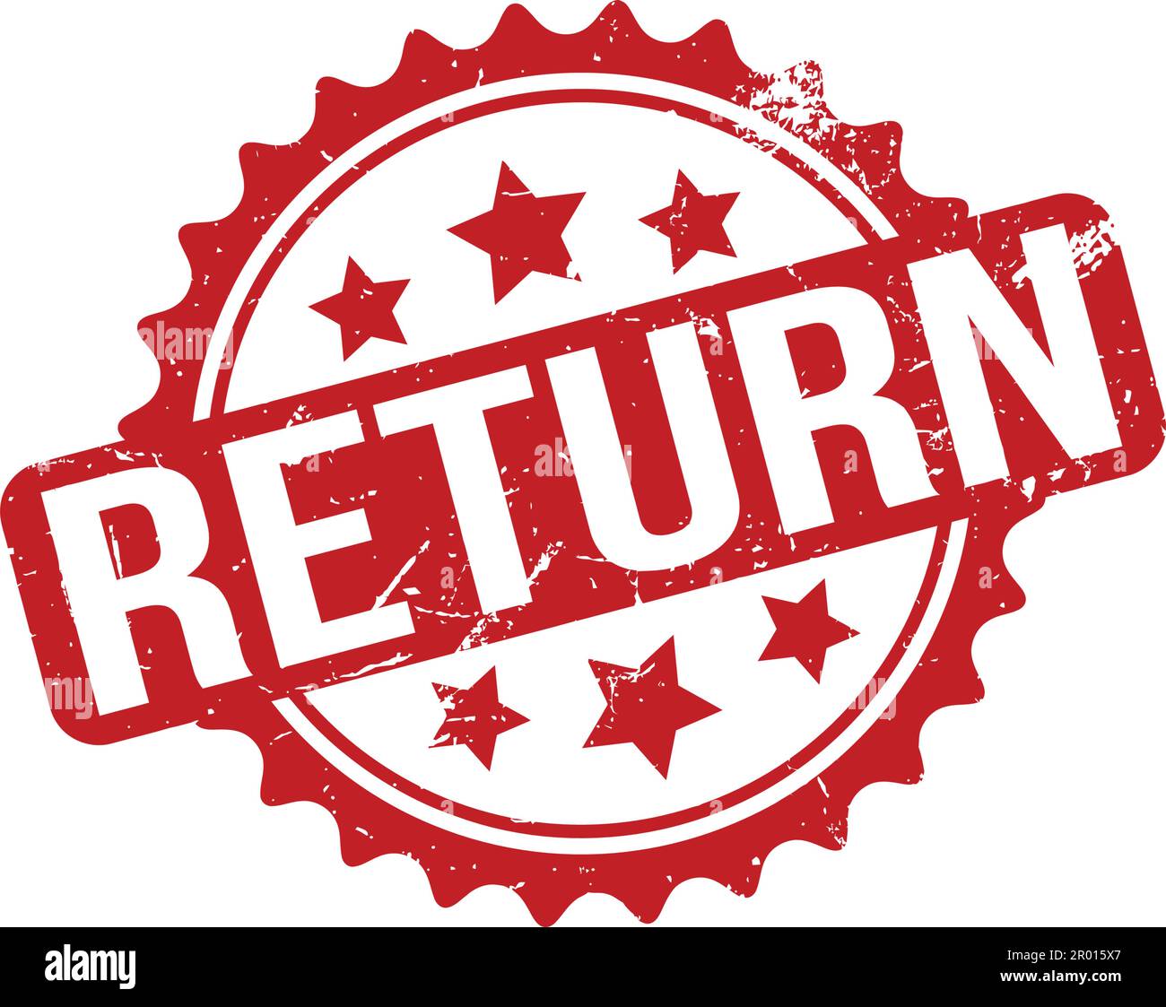 Return Rubber Stamp. Red Return Rubber Grunge Stamp Seal Vector ...