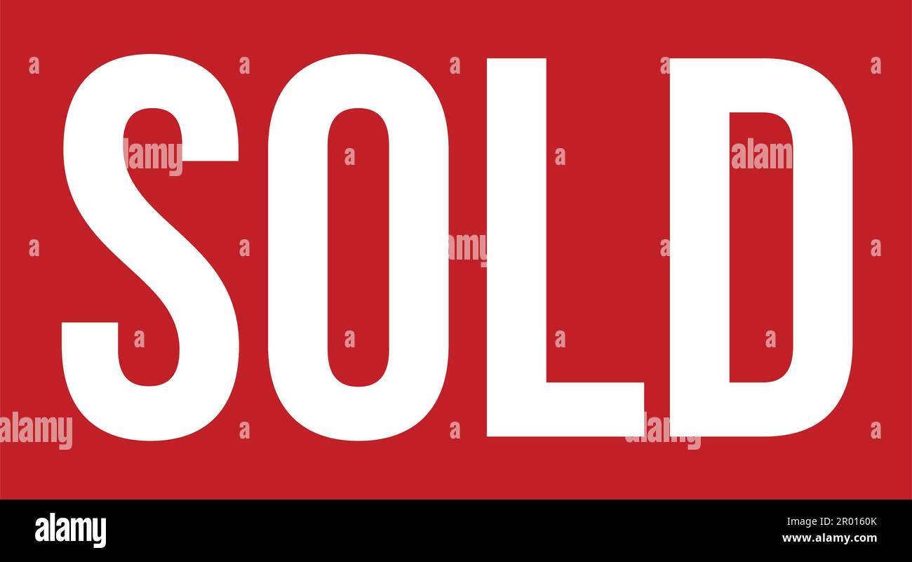 Sold Rubber Stamp. Red Sold Rubber Grunge Stamp Seal Vector ...