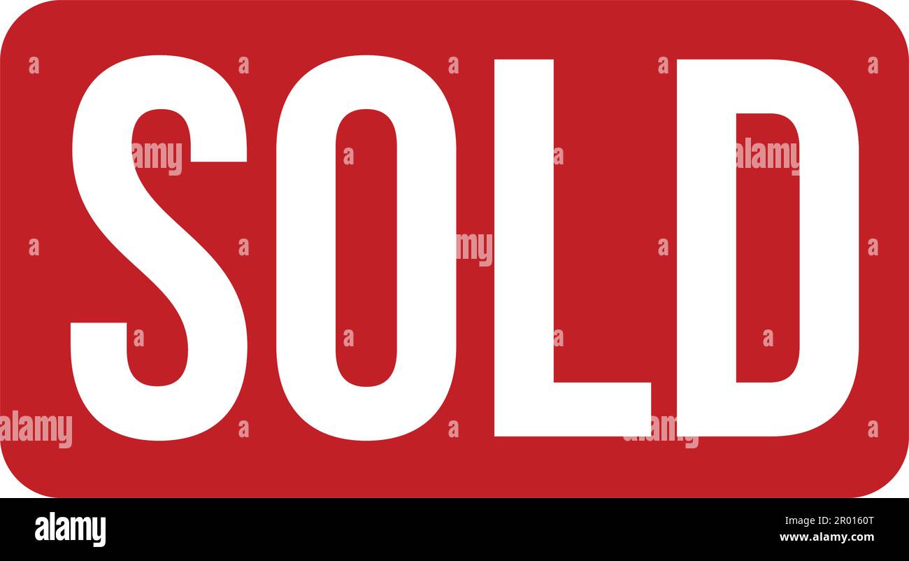 Sold Rubber Stamp. Red Sold Rubber Grunge Stamp Seal Vector ...