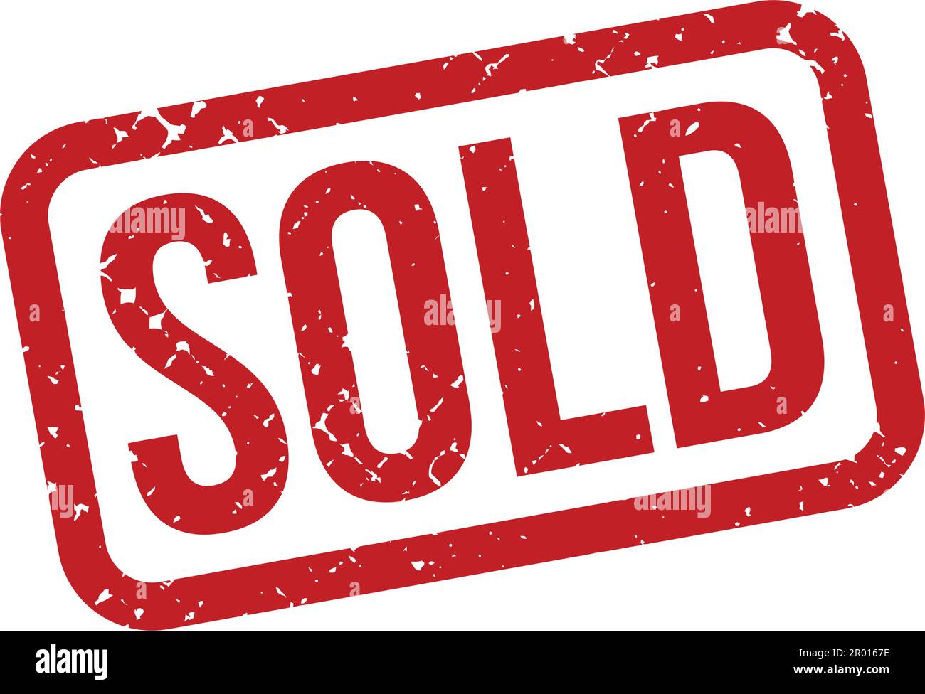 Sold Rubber Stamp. Red Sold Rubber Grunge Stamp Seal Vector ...