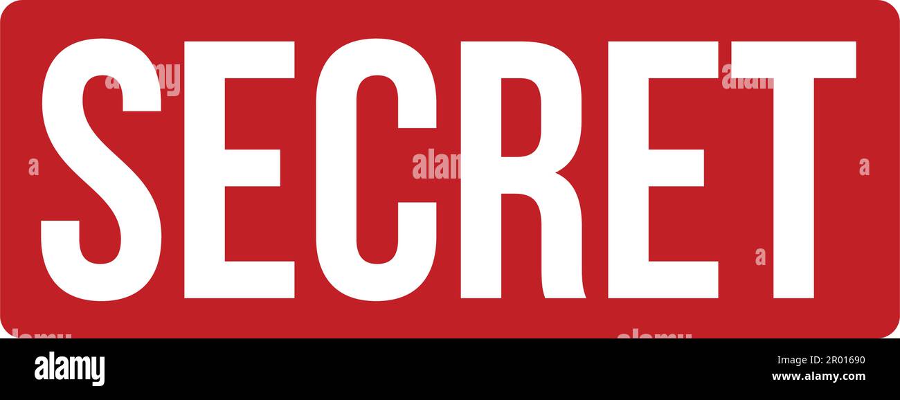 Secret Rubber Stamp. Red Secret Rubber Grunge Stamp Seal Vector ...