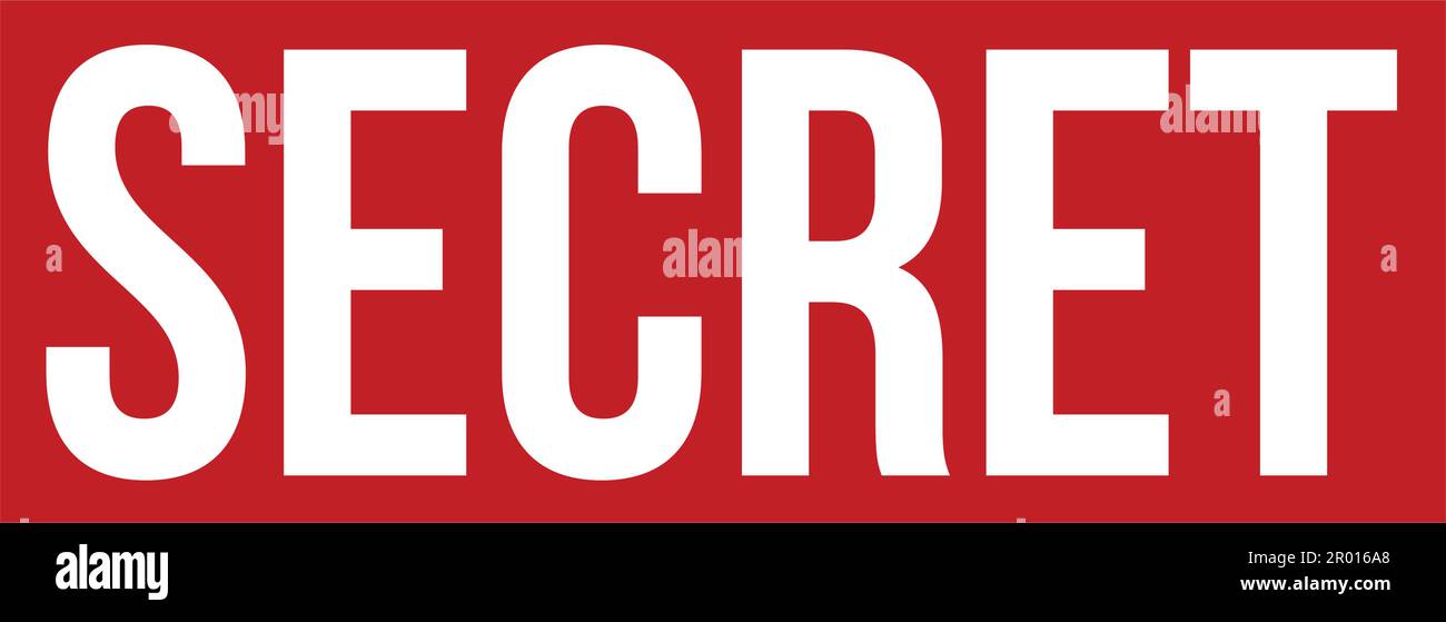 Secret Rubber Stamp. Red Secret Rubber Grunge Stamp Seal Vector ...