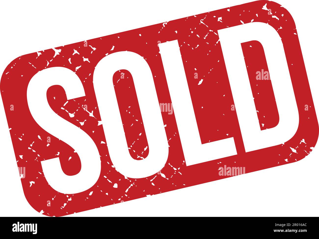 Sold Rubber Stamp. Red Sold Rubber Grunge Stamp Seal Vector ...