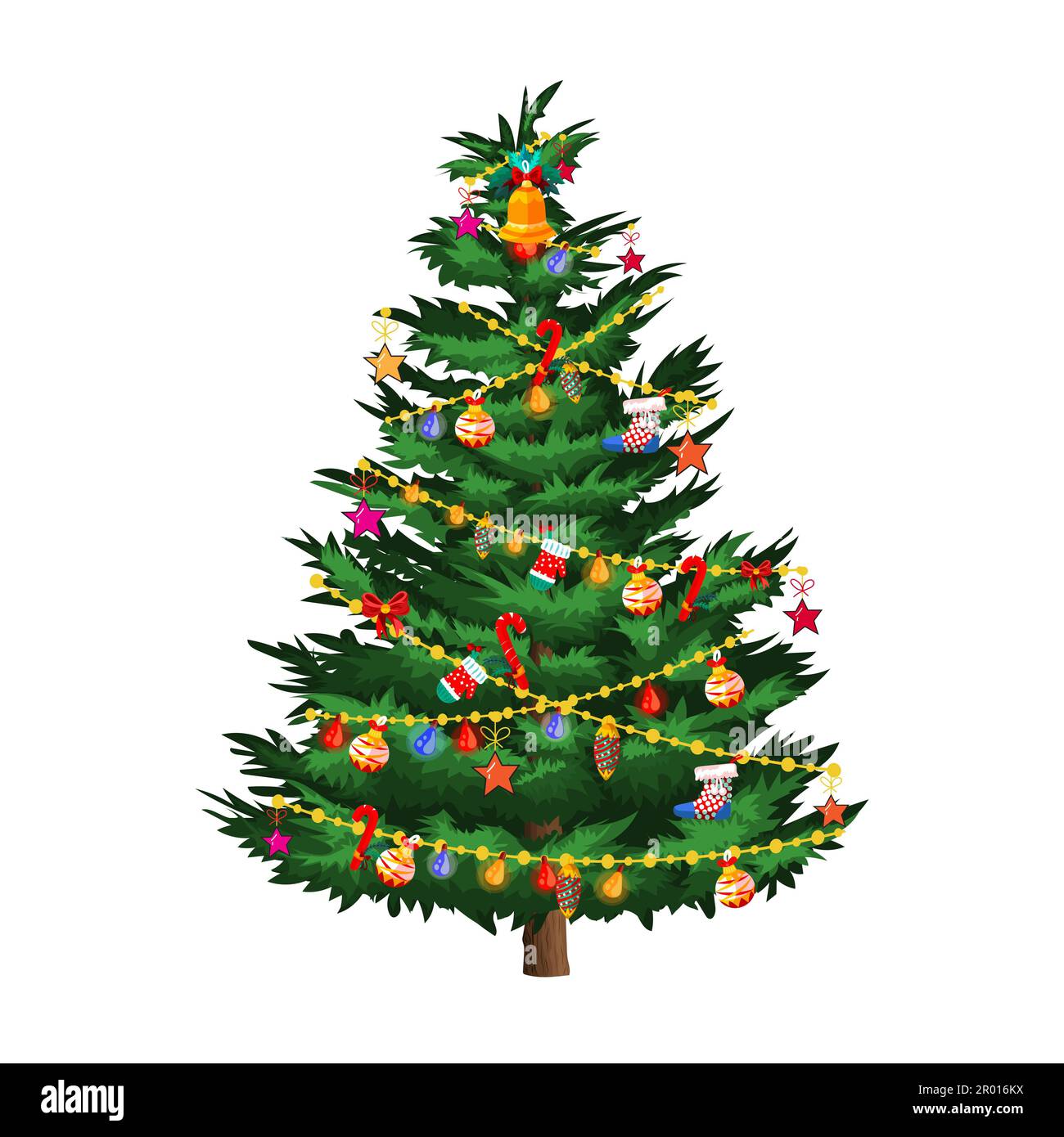 Colorful blinking christmas lights Cut Out Stock Images & Pictures - Alamy