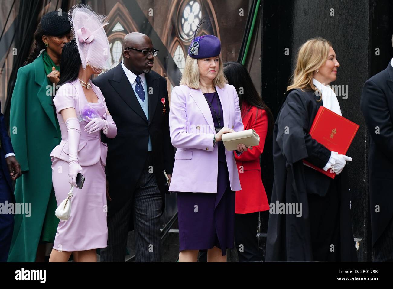Alison Johnstone, Presiding Officer of the Scottish Parliament (centre ...