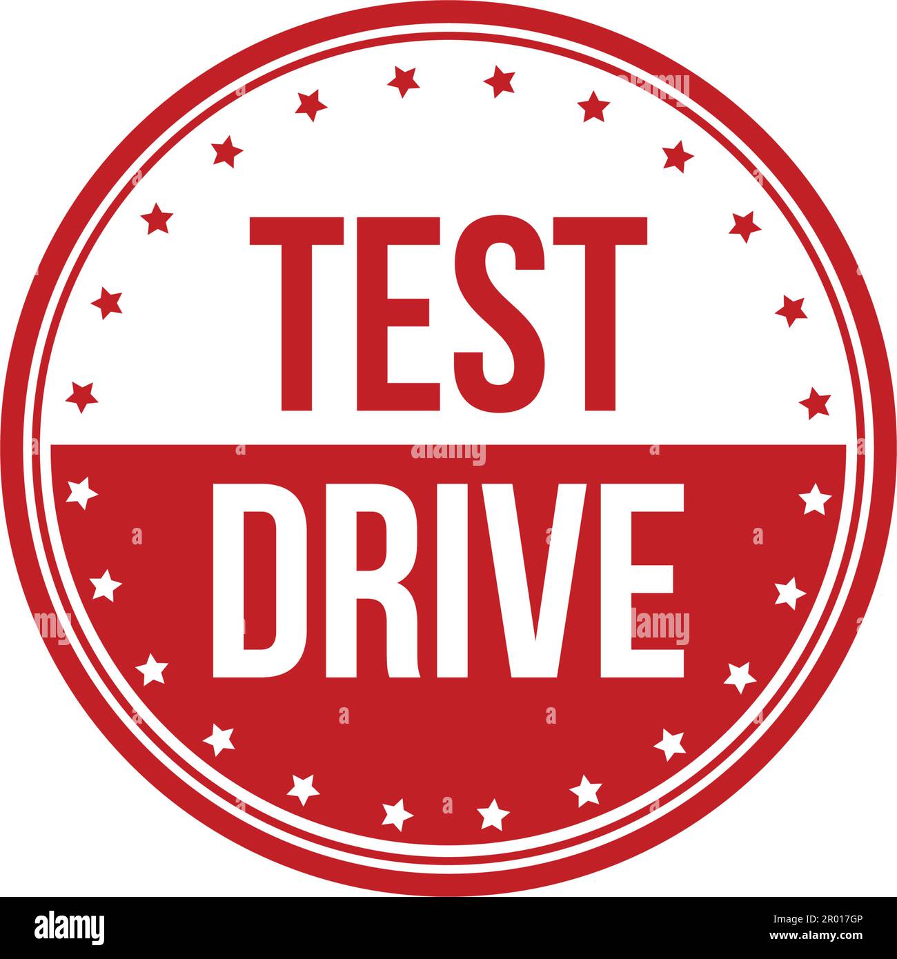 Test Drive Rubber Stamp. Red Test Drive Rubber Grunge Stamp Seal Vector ...
