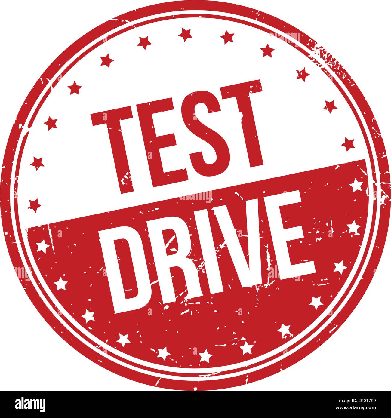 Test Drive Rubber Stamp. Red Test Drive Rubber Grunge Stamp Seal Vector ...