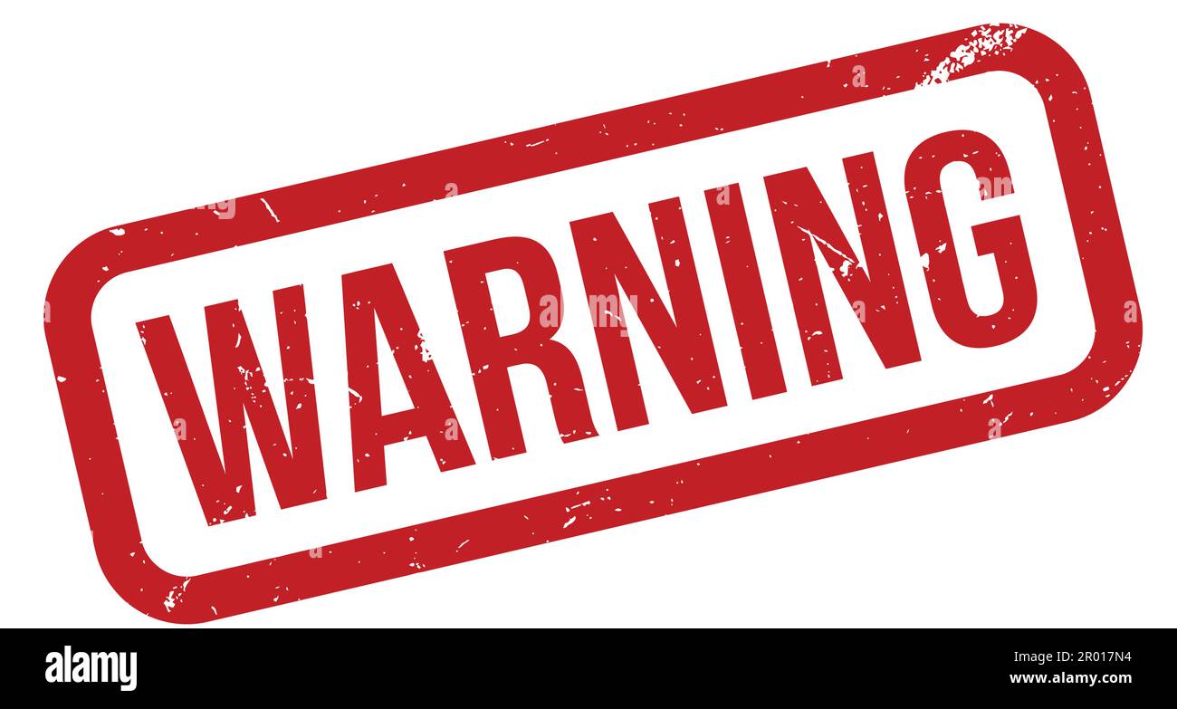 Warning Rubber Stamp. Warning Rubber Grunge Stamp Seal Vector Stock ...