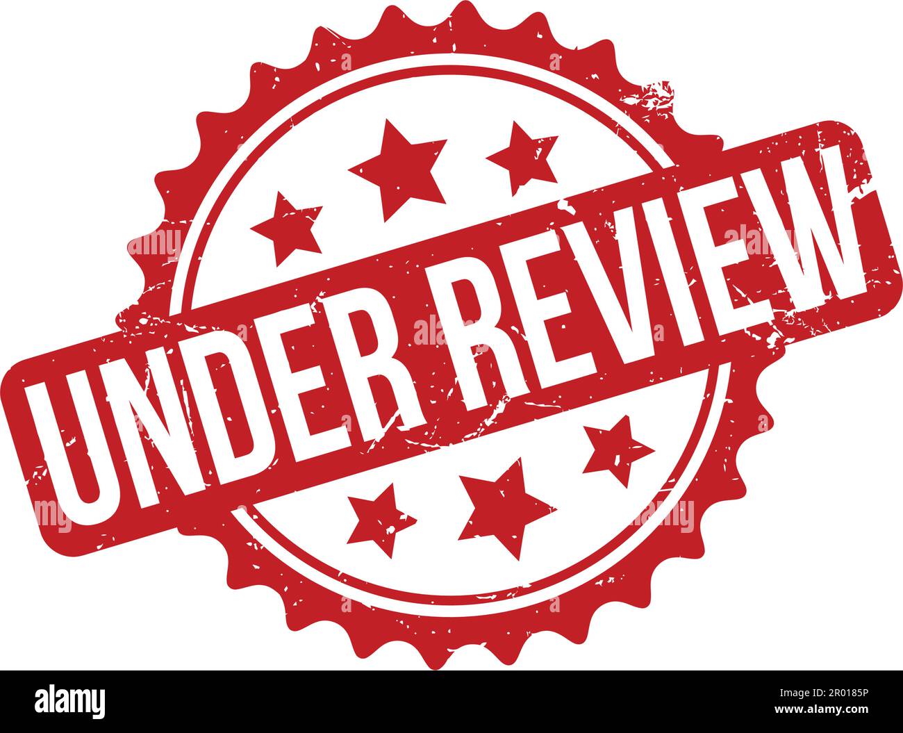Under Review Rubber Stamp. Red Under Review Rubber Grunge Stamp Seal ...