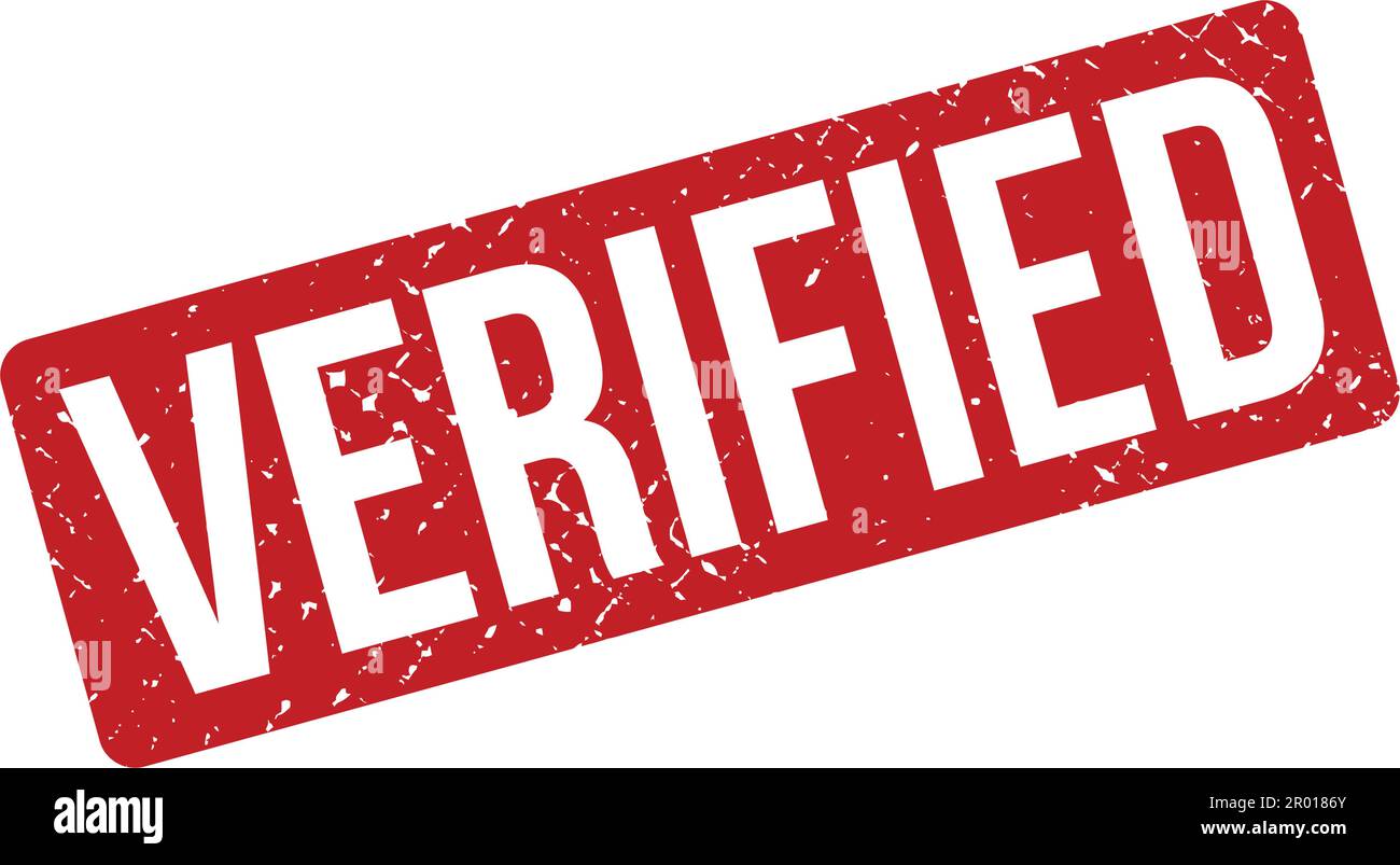 Verified Grunge Rubber Stamp, Vector Illustration Stock Vector Image ...