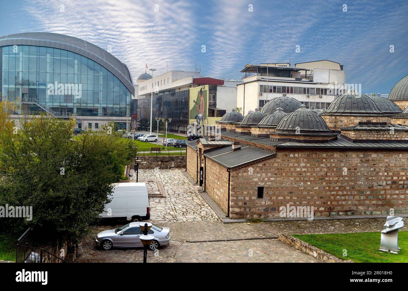 Skopje, North Macedonia. National Gallery of Macedonia or Daut Pasha ...