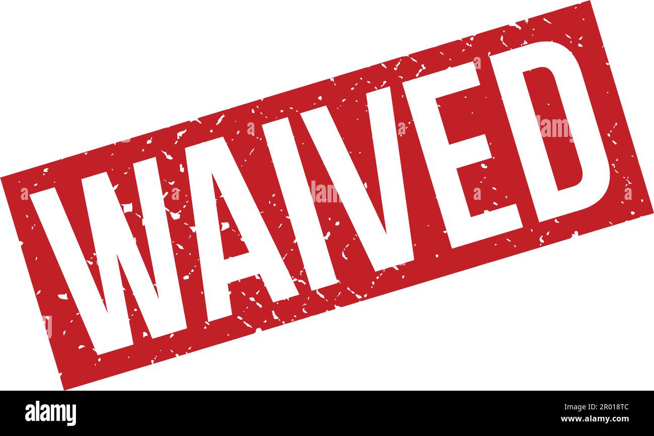 Waived stamp hi-res stock photography and images - Alamy