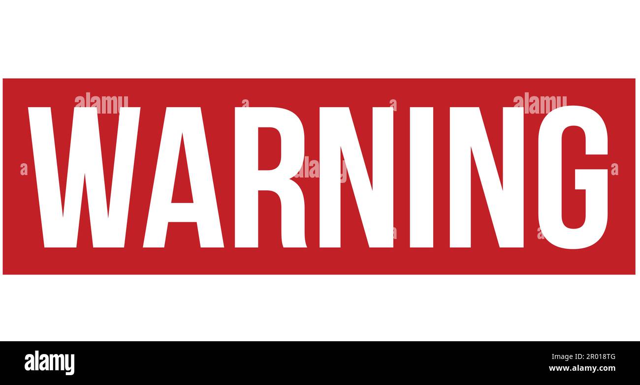 Warning Rubber Stamp. Warning Stamp Seal – Vector Stock Vector Image ...