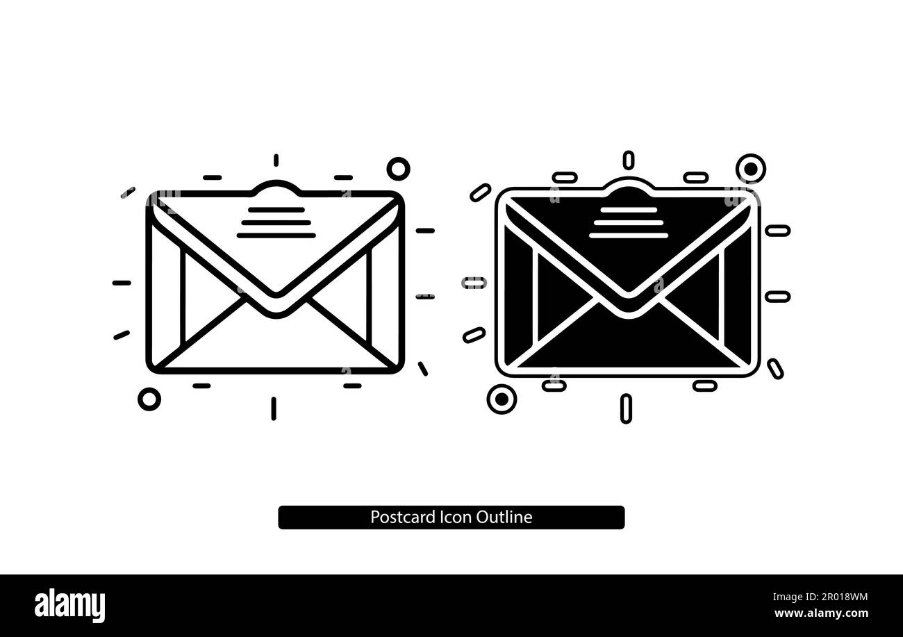 Old postcard blank Stock Vector Images - Alamy