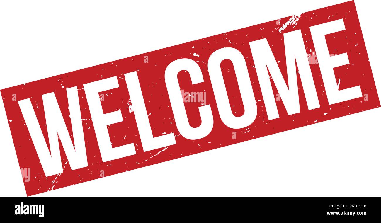 Welcome stamp Stock Vector Images - Alamy