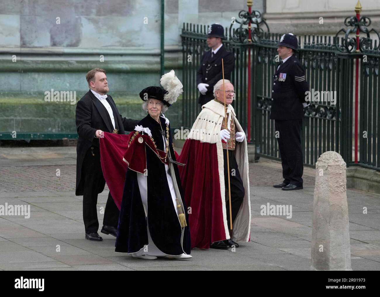 Guests arrive for the coronation ceremony of Britain's King Charles ...