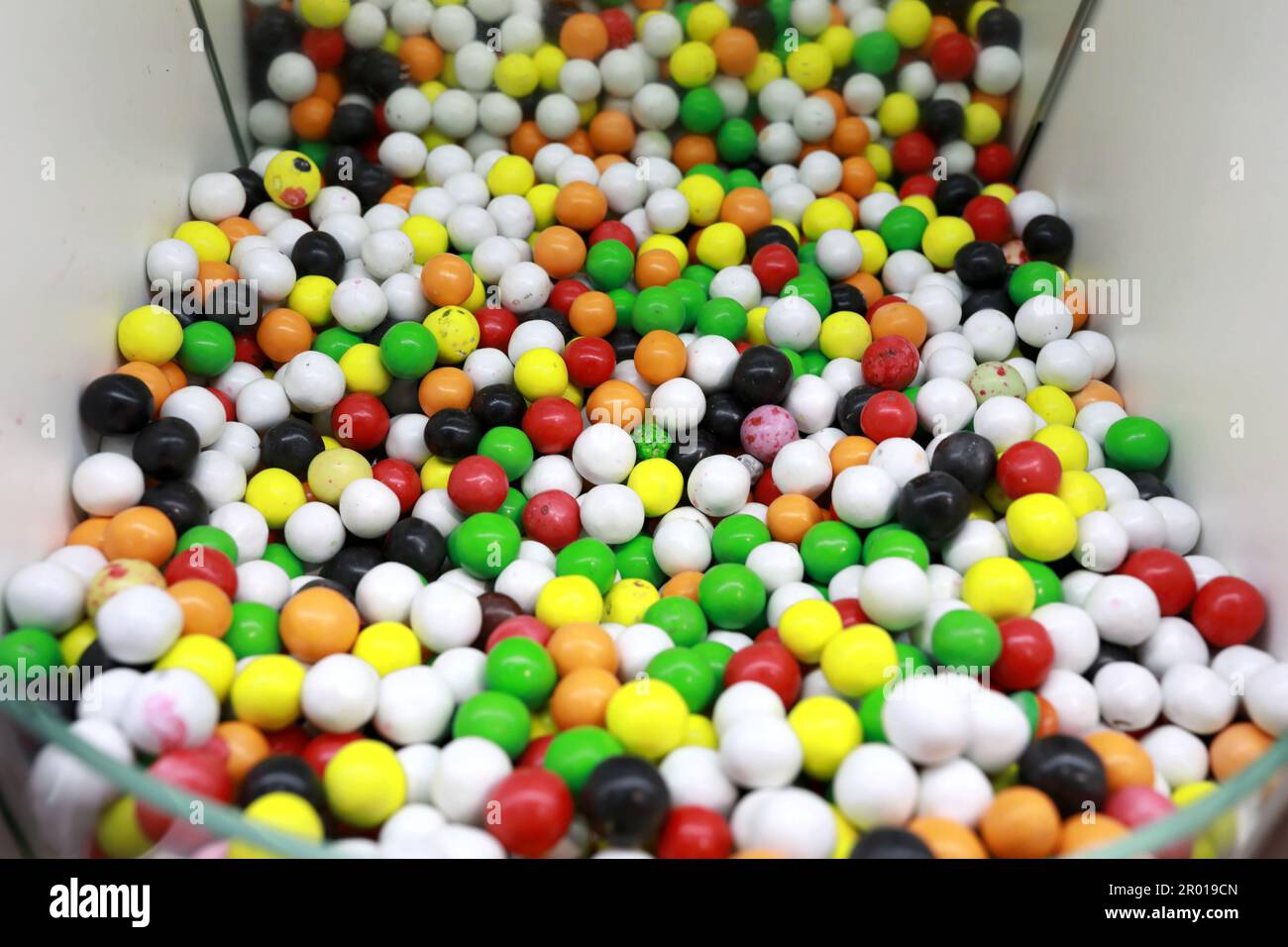 View of round chewing gum in market Stock Photo - Alamy
