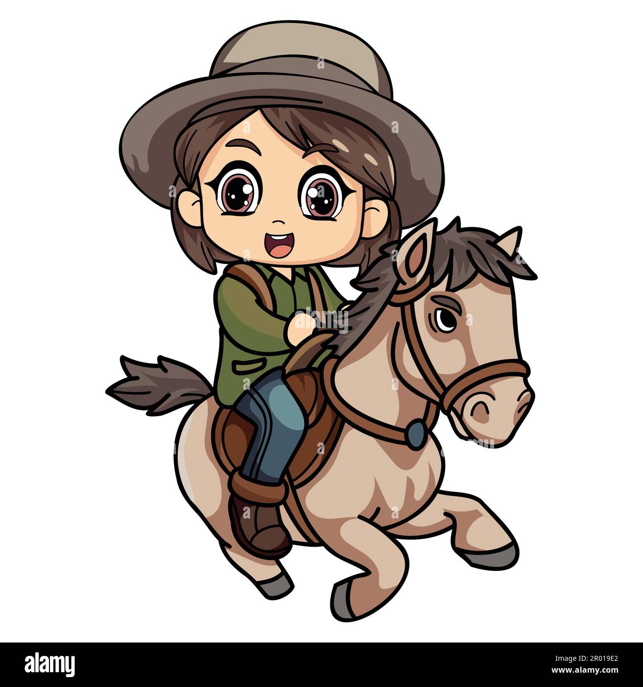 Chibi Horse And Rider