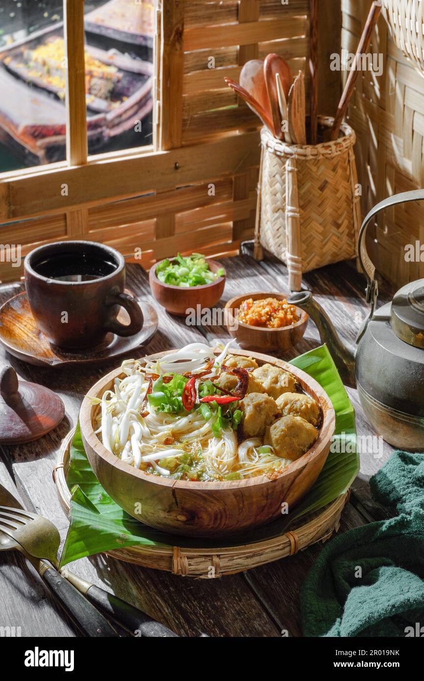 Bakso is Authentic Indonesian Meatball Made from Beef Stock Photo - Alamy