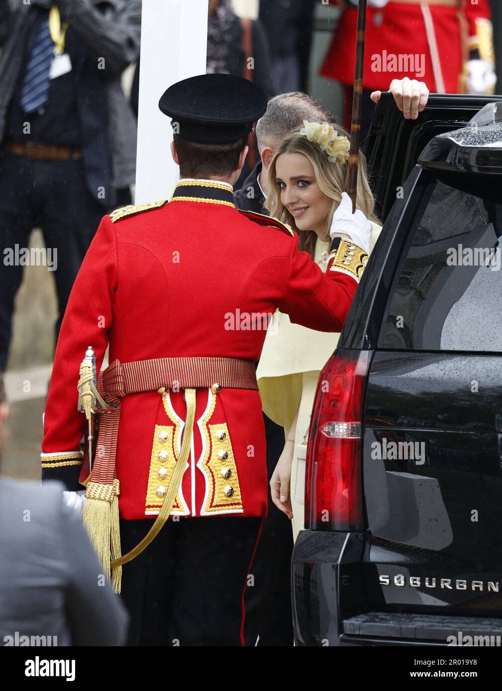 London, UK. 06th May, 2023. Finnegan Biden arriving at the coronation ...