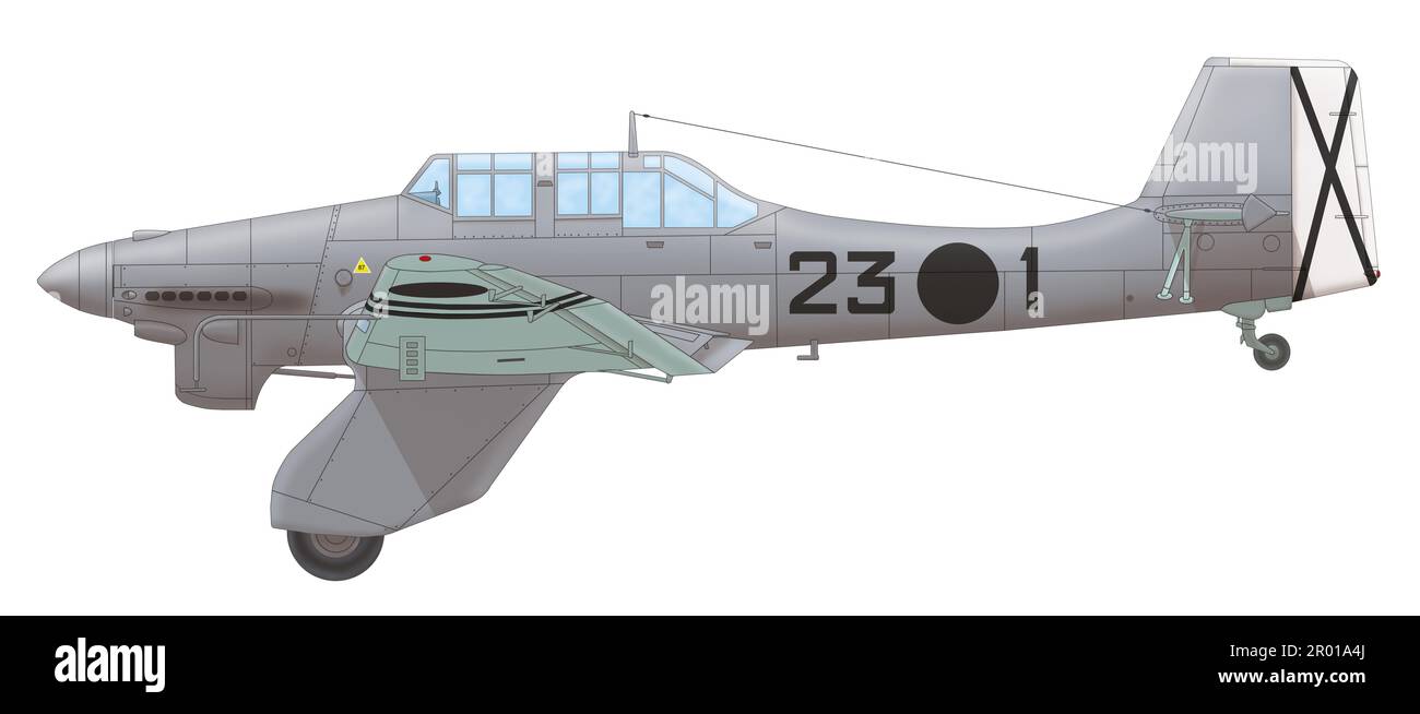Junkers Ju 87 V4 (23 1) of the VB/88 of the Legion Condor, end of 1936 ...